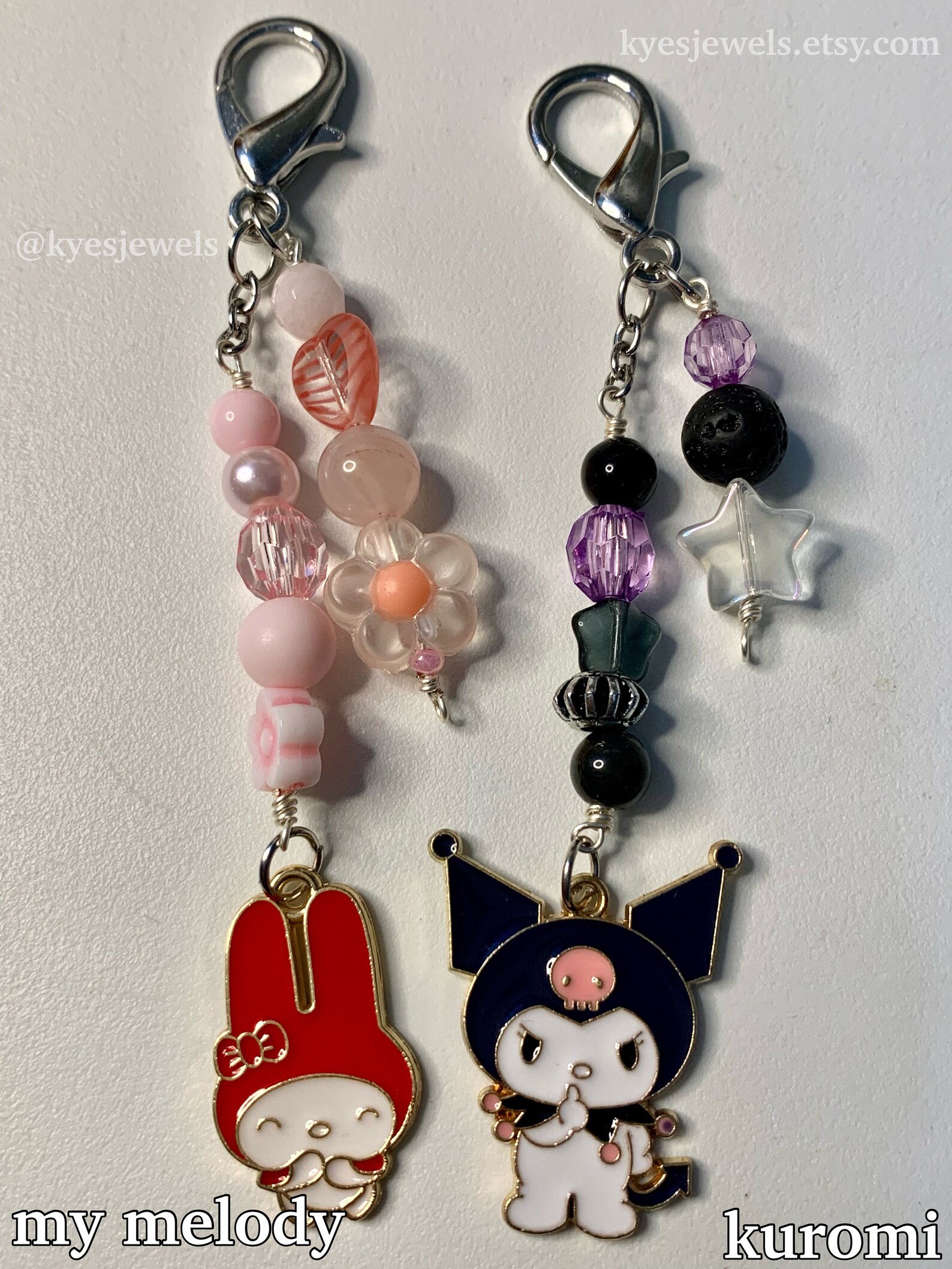 Sanrio Keychains Hello Kitty Keychain Cute Beaded Keychains Keychain ...