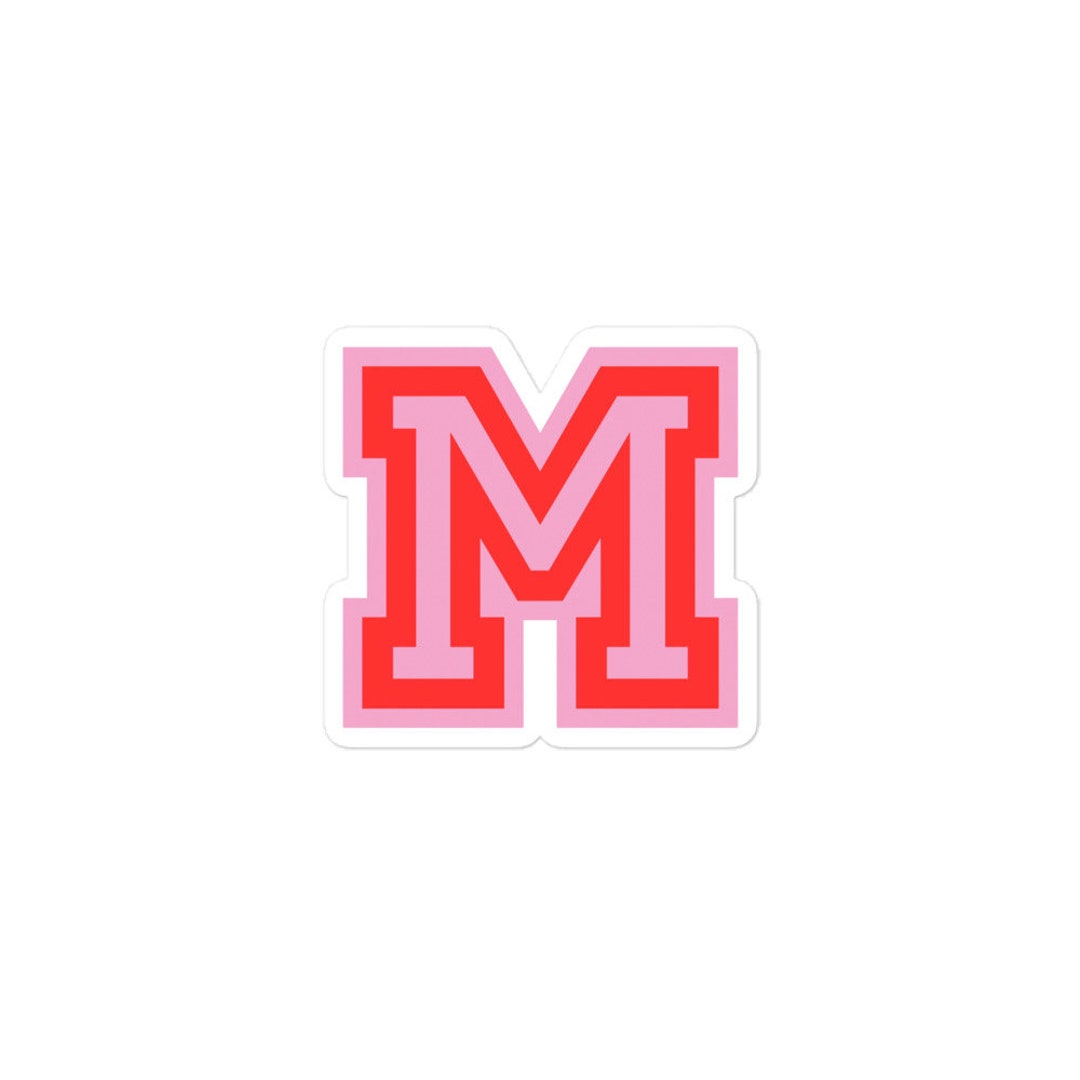 Miami University Logo Sticker Girly Pink - Etsy