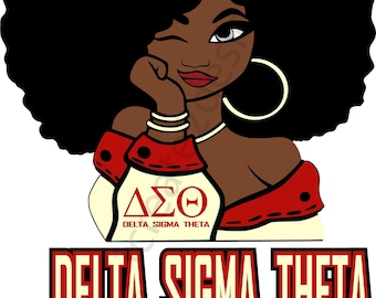 Delta Sigma Theta Betty Boop Girl SVG Digital Download File - Etsy UK