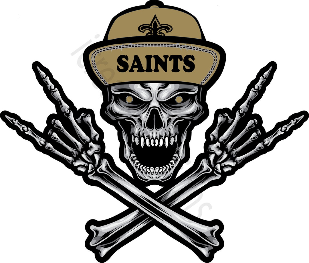 Saints Skull JPEG Digital Download File - Etsy