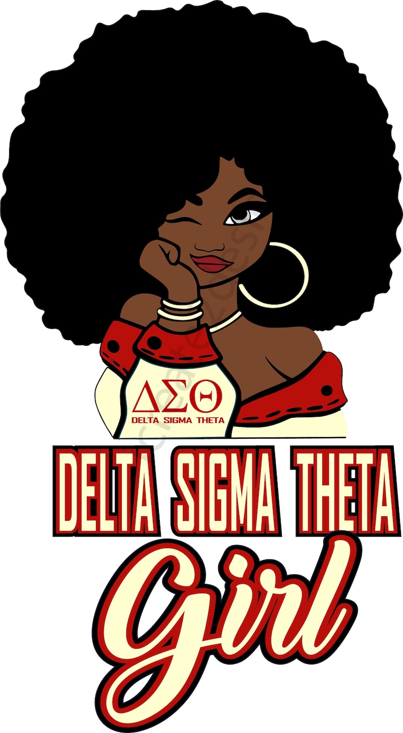 Delta Girl Sorority Digital Downloadable File SVG - Etsy