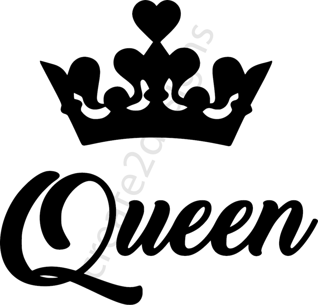 Queen Crown Digital Download SVG - Etsy