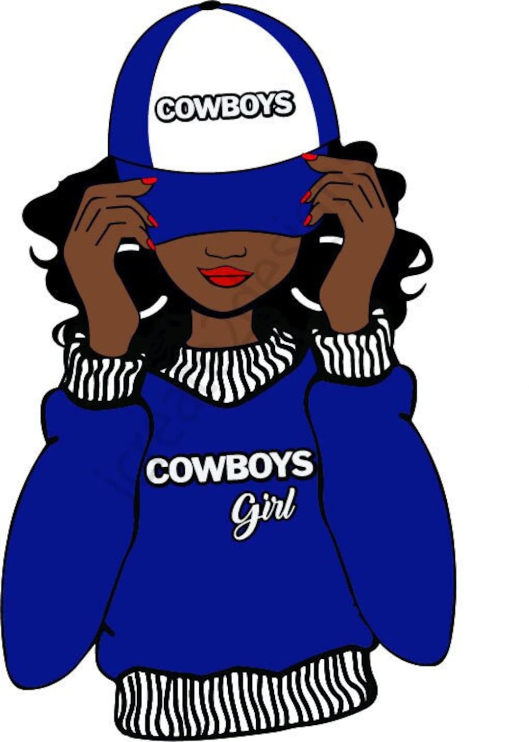 Cowboys Girl Digital SVG File Download - Etsy