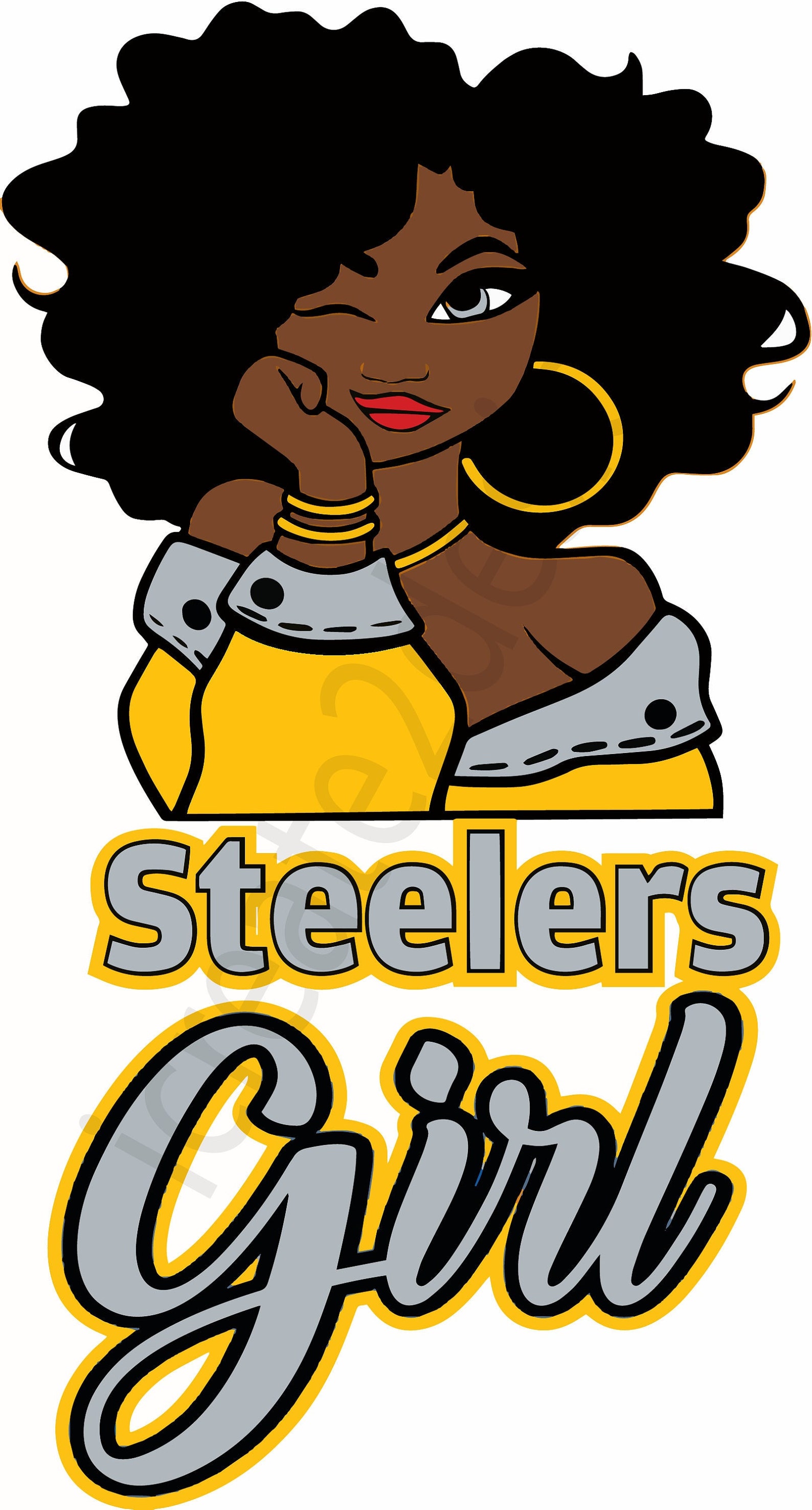 Steels Girl Color File Team Digital Designsvg - Etsy