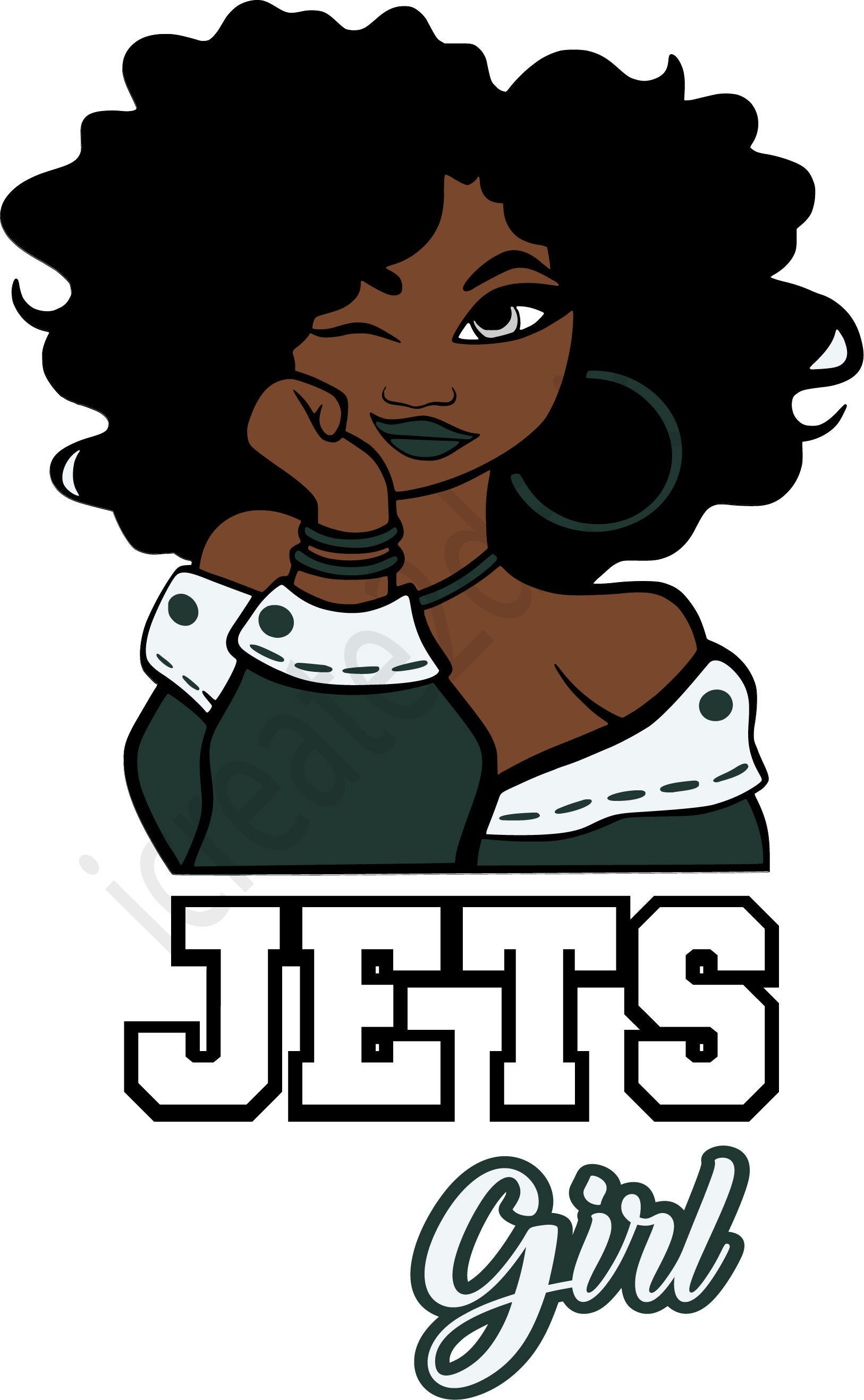Jets Girl Digital Download SVG File - Etsy