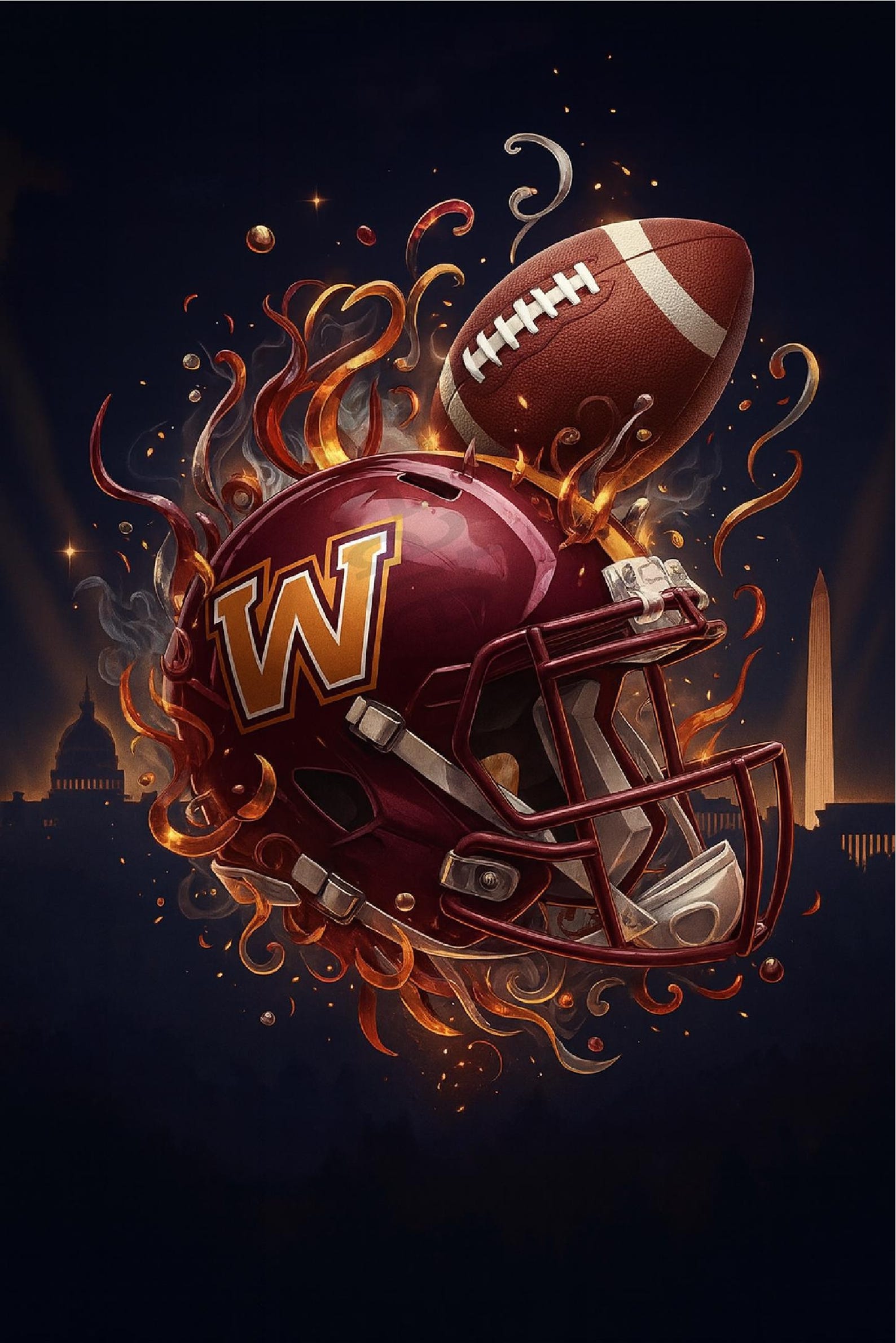 Washington Commander Helmet Digital Design File PNG - Etsy