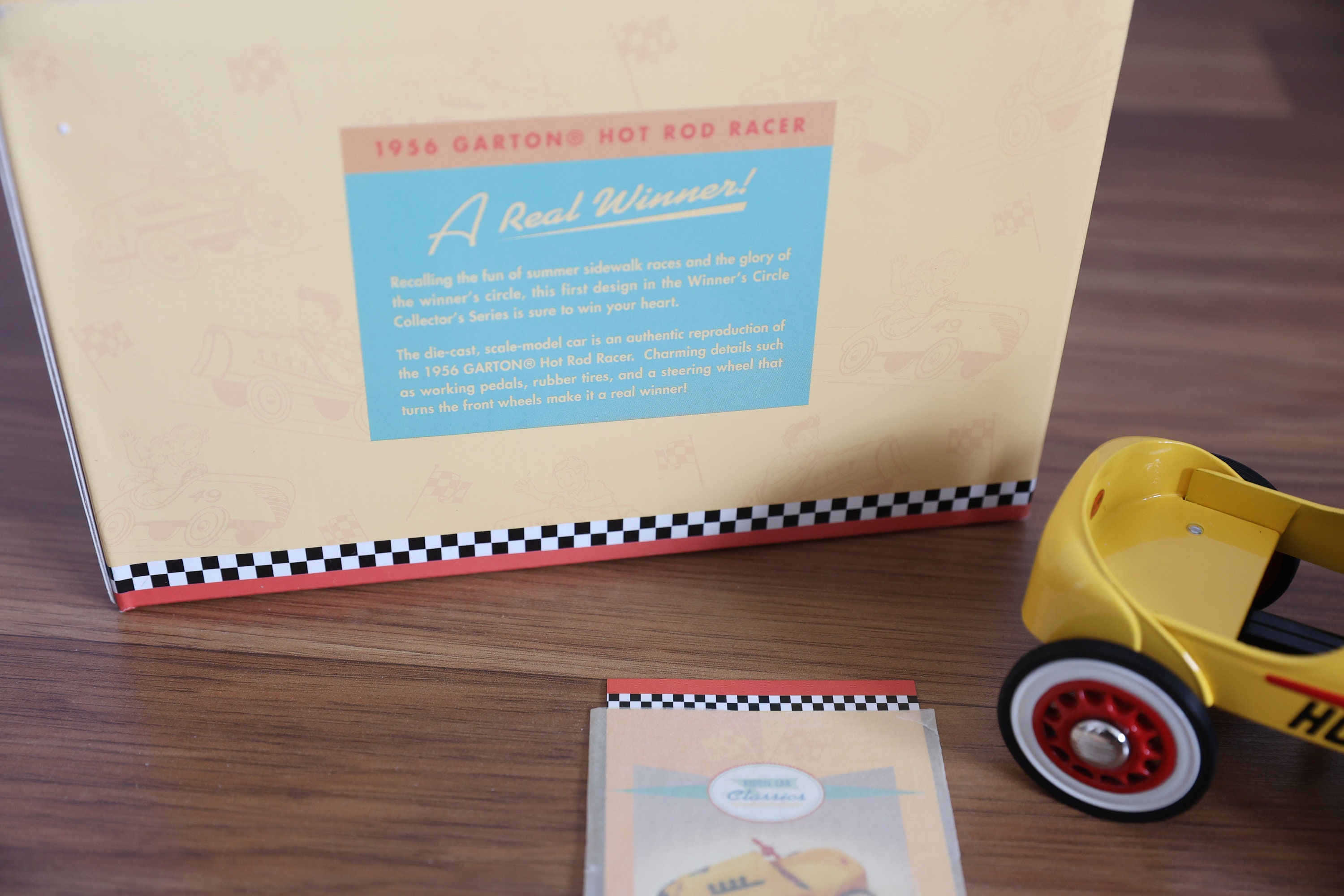 Hallmark Kiddie Car Classic, Pedal Car, 1956 Garton Hot Rod Racer ...