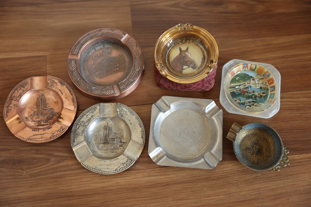Vintage Ash Trays, - Etsy