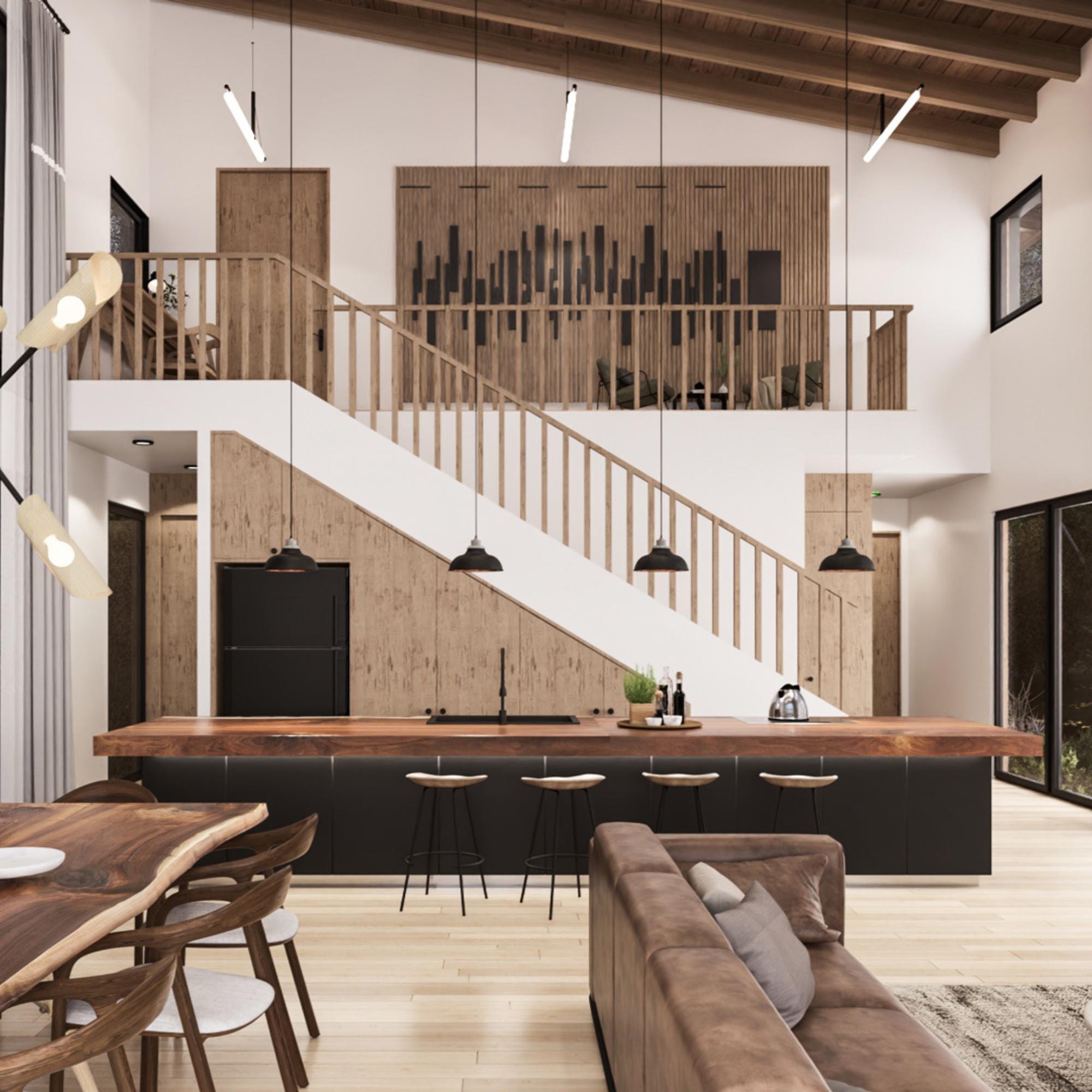 Modern Scandinavian Cabin Plans | 3 Bed Glass House Design | Full ...