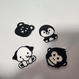 3d Printed Cute Animals Keychains - Etsy