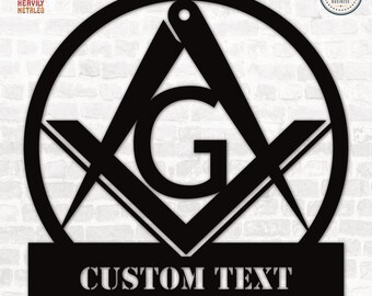 Metal Masonic Sign - Etsy