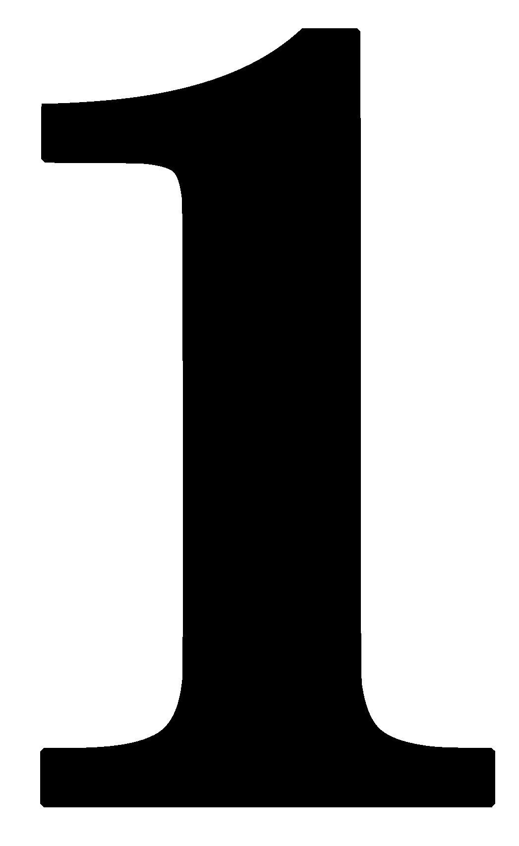 Number 1 Svg, Digital Download, Numbers, One - Etsy