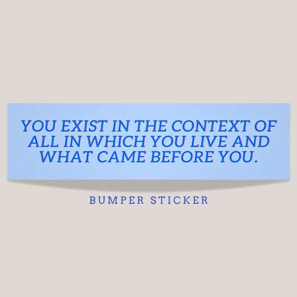 The Context Decal - Etsy