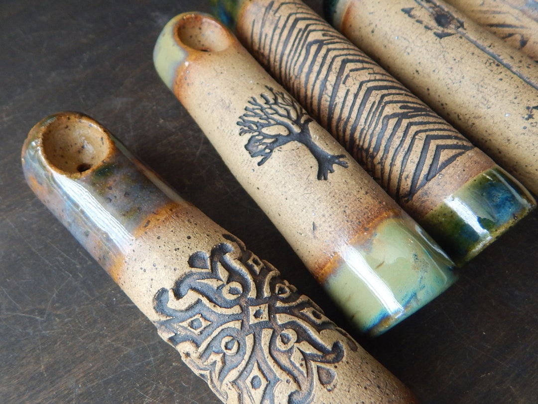 Handmade Ceramic Pottery Clay Smoking Pipe Tobacco Unique - Etsy