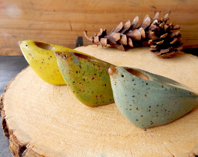 Bird Smoking Pipe Ceramic Stoneware Handmade Tobacco Pipe Smoker Gift ...
