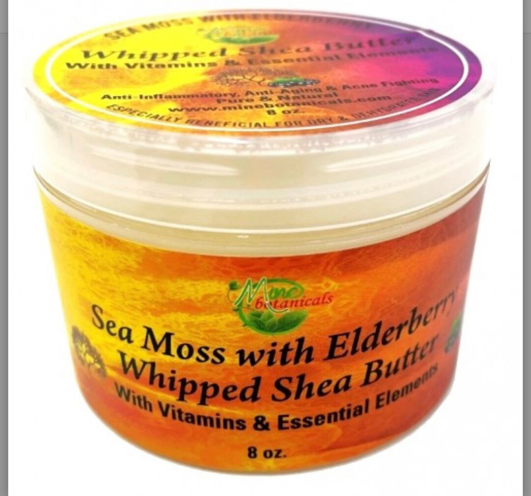 Sea Moss With Elderberry Whipped Shea Butter - Etsy