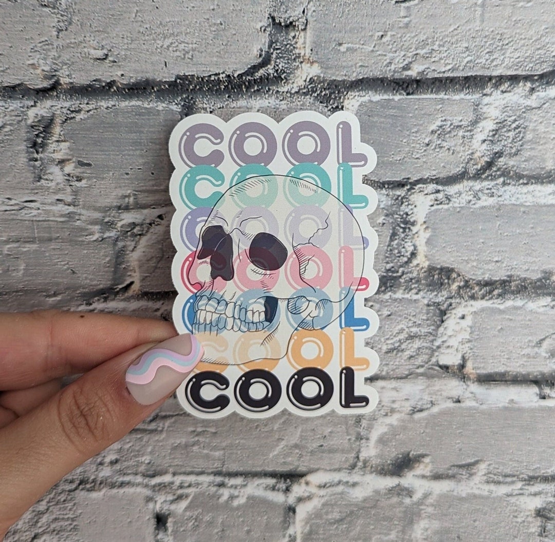 Funny Sticker Cool Cool Cool Laptop Sticker Water Bottle Sticker Phone ...