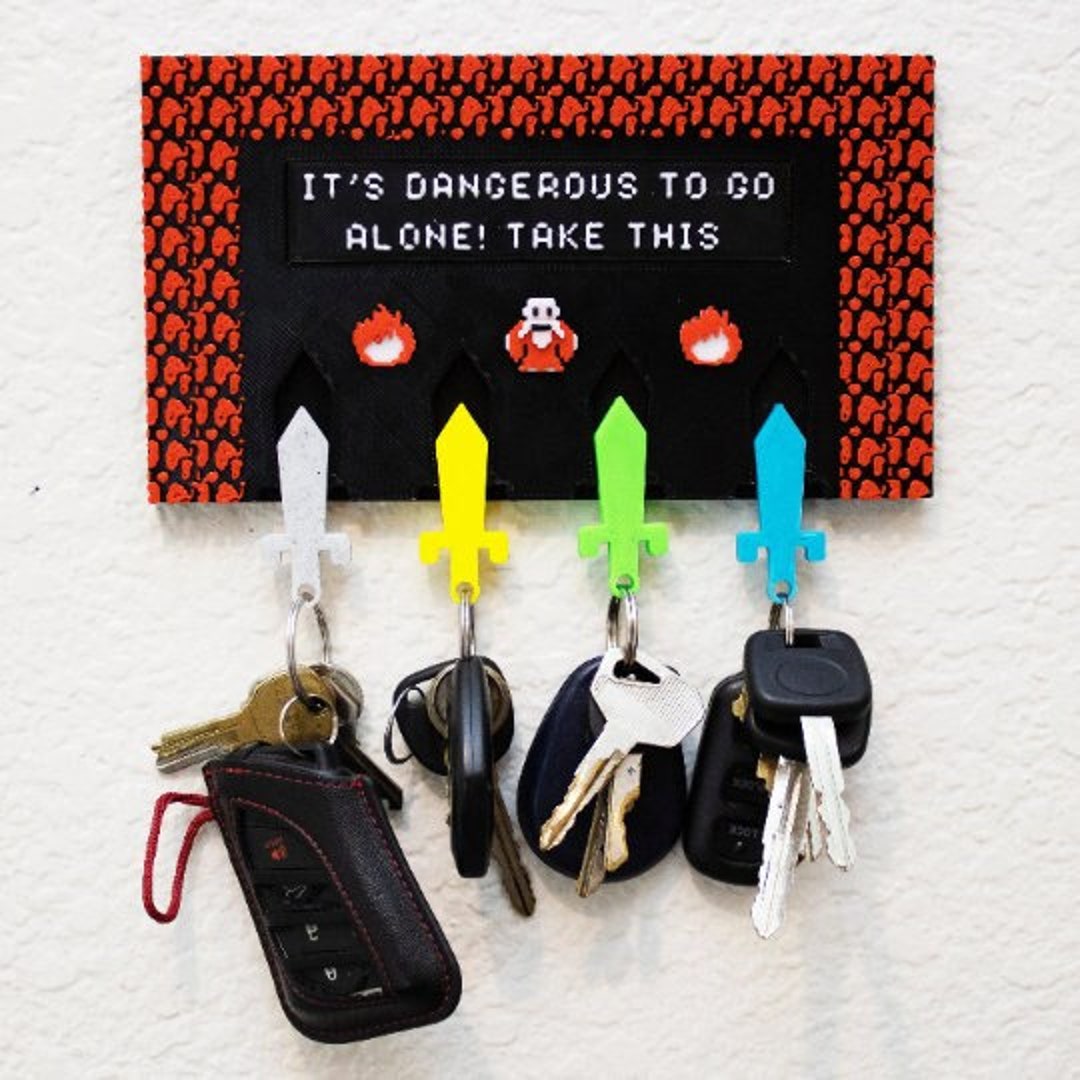 CHOOSE SWORD COLORS Legend of Zelda Key Holder It's - Etsy