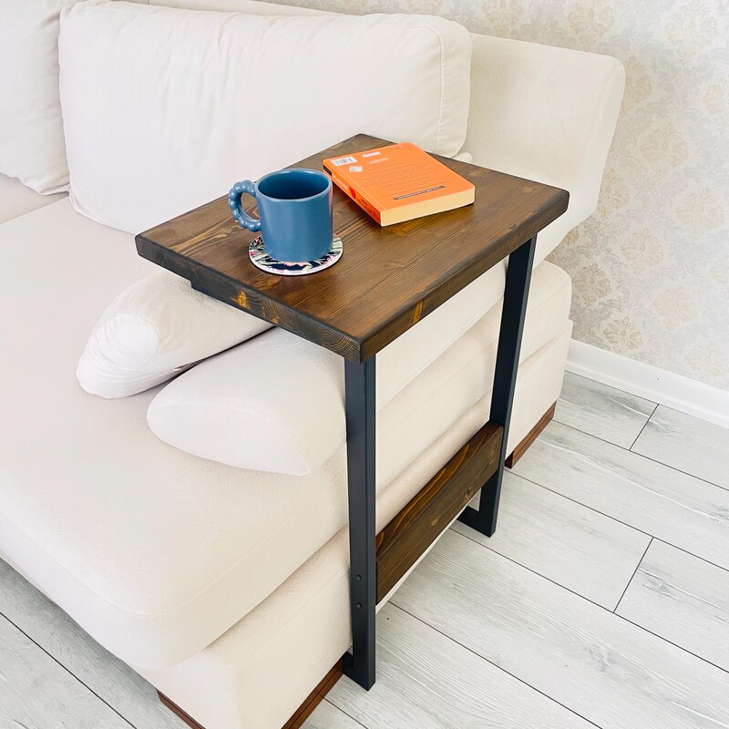 Wooden Under Couch Table - Etsy