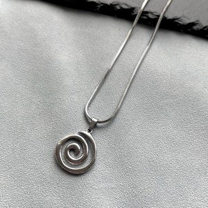 Spiral Necklace - Etsy