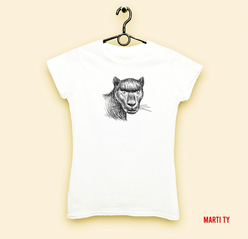 Pantera Design Print, Animal on T-shirt, Instant Download File ...