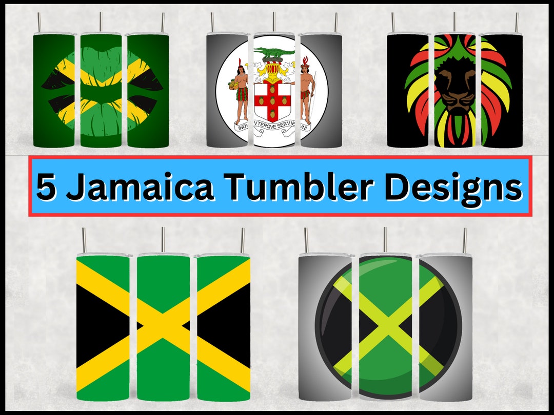 5 Jamaica Tumbler Designs - PNG Images for Sublimation Printing ...