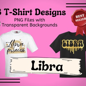 18 Libra T-shirt Designs PNG Designs With Transparent Backgrounds Pngs ...