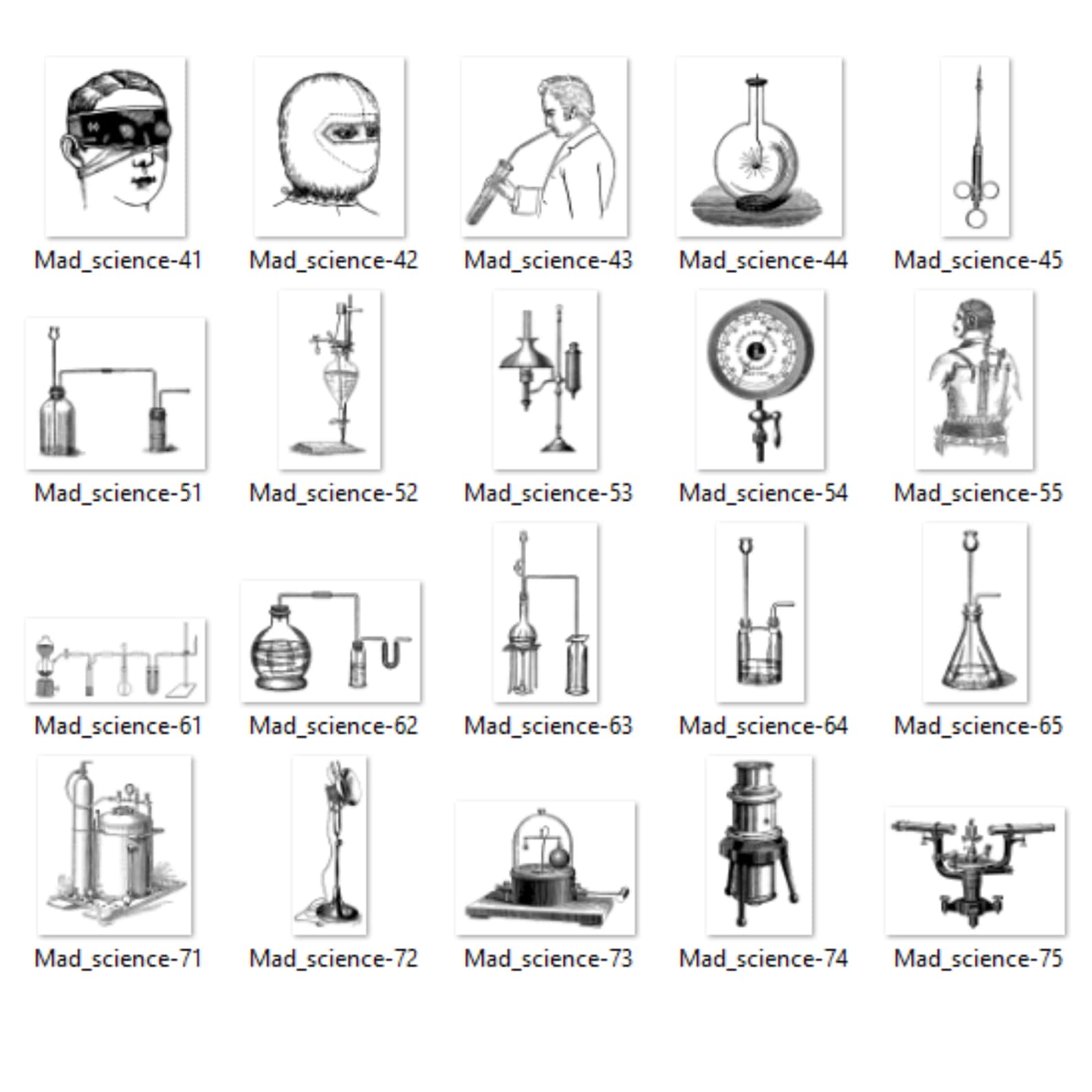90 Vintage Science Illustrations Clipart Pngs - PNG Images With ...