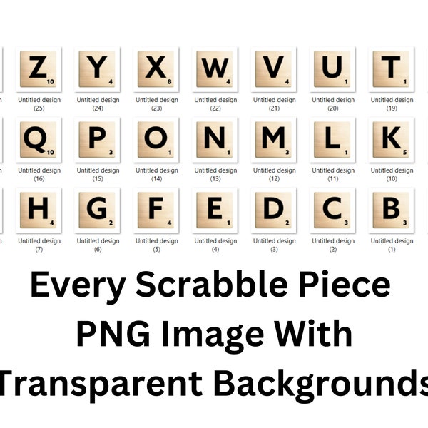 Scrabble Board Blank - Etsy