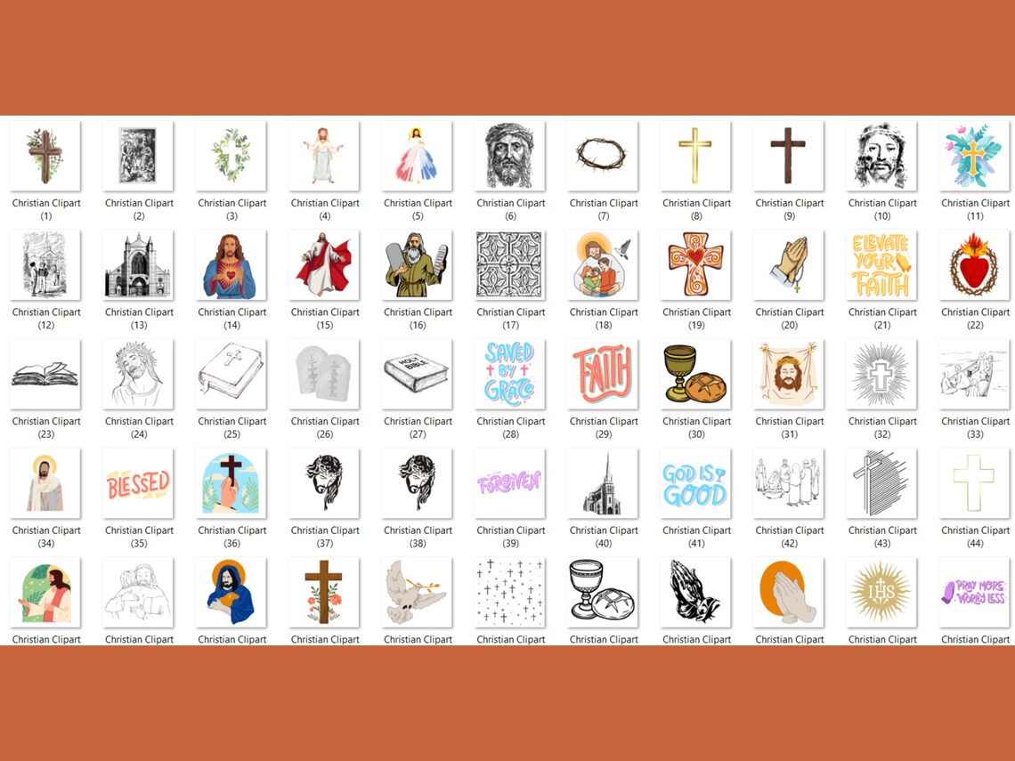 120 Religious Clipart Bundle - PNG Images With Transparent Backgrounds ...