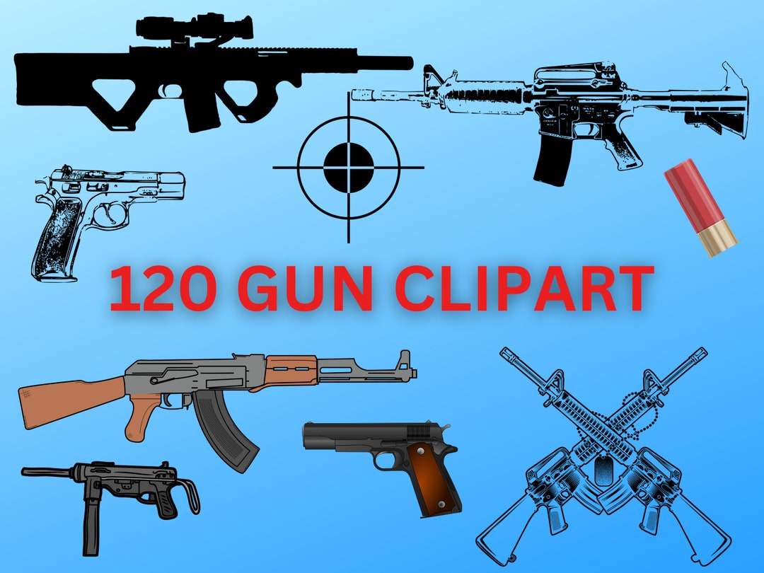 120 Gun Clipart PNG Images With Transparent Backgrounds Gun Pngs Clip ...