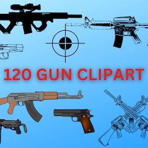 120 Gun Clipart PNG Images With Transparent Backgrounds Gun Pngs Clip ...
