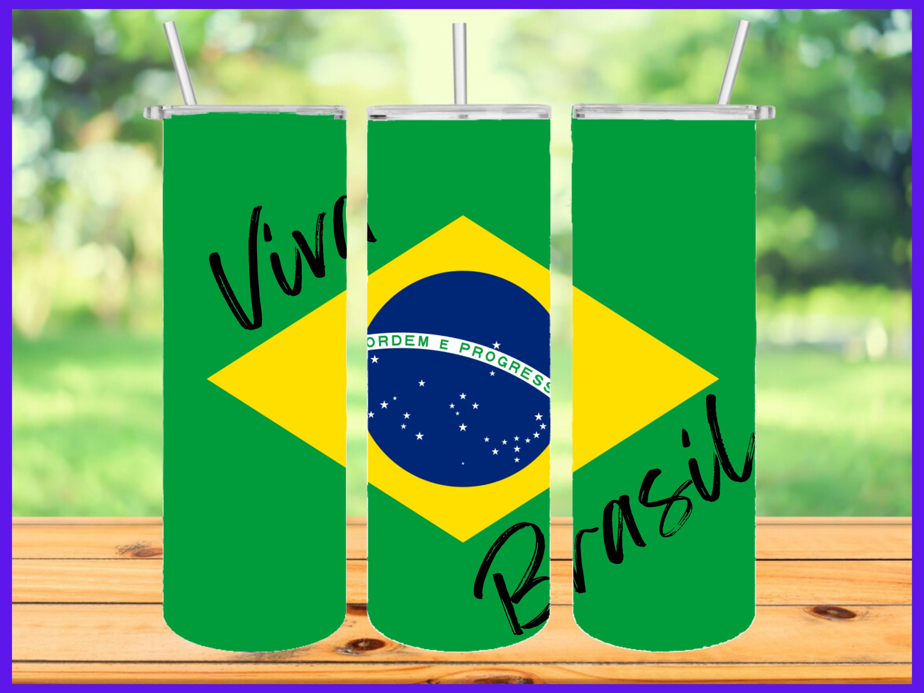 5 Brazil Tumbler Designs - PNG Images for Sublimation Printing ...