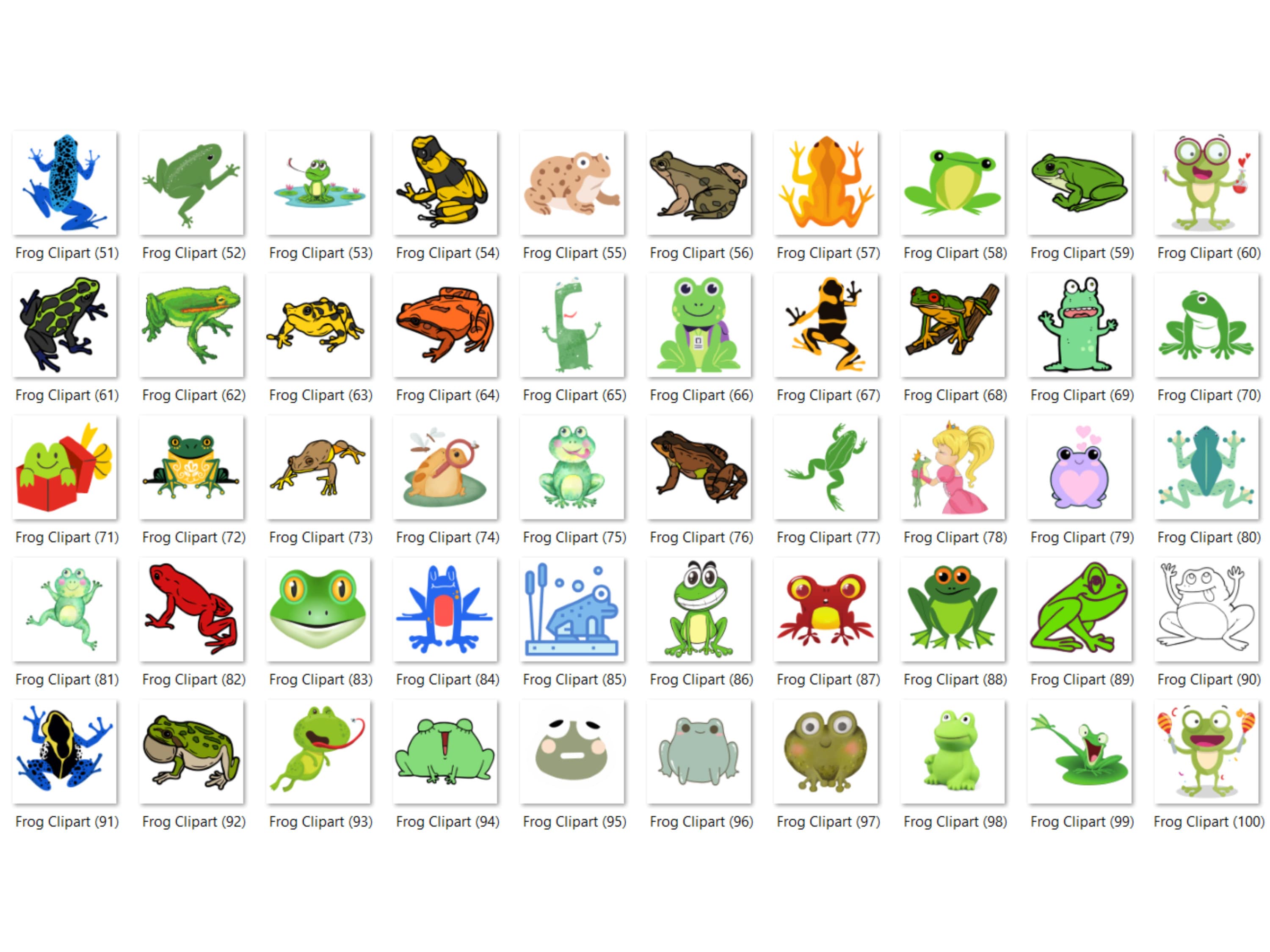 350+ Frog Clipart Designs - PNG Images With Transparent Backgrounds ...