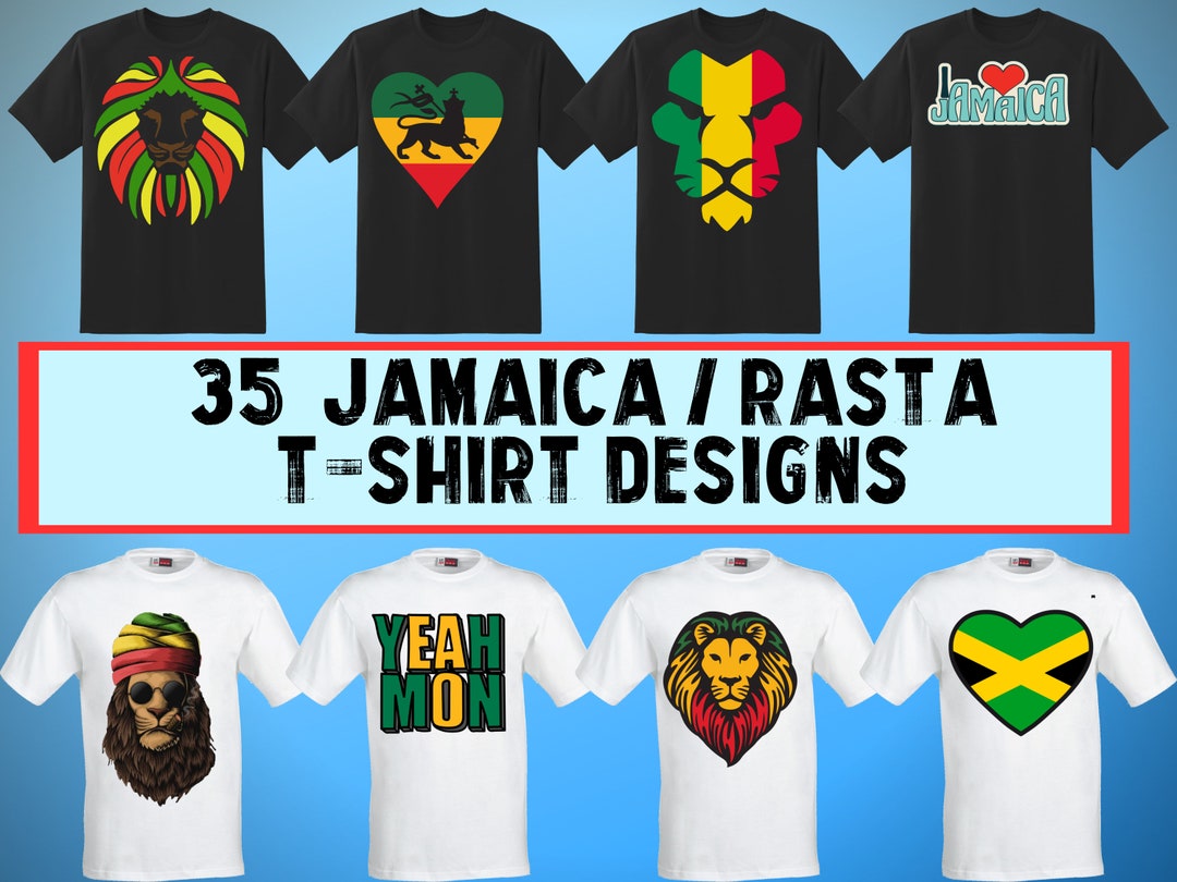 35 Jamaica / Rasta T-shirt Designs - PNG Images With Transparent ...