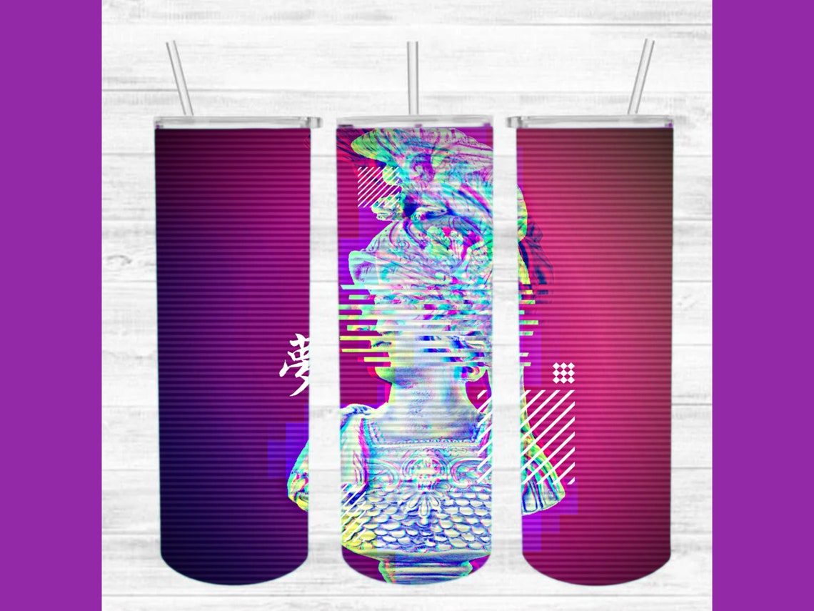 36 Vaporwave Tumbler Designs - PNG Images for Sublimation Printing ...