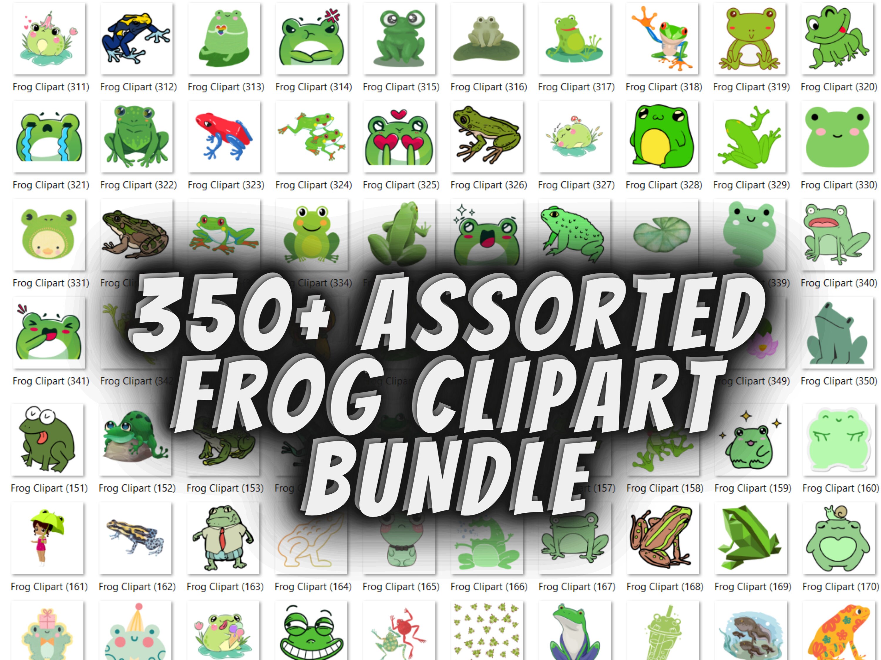 350+ Frog Clipart Designs - PNG Images With Transparent Backgrounds ...