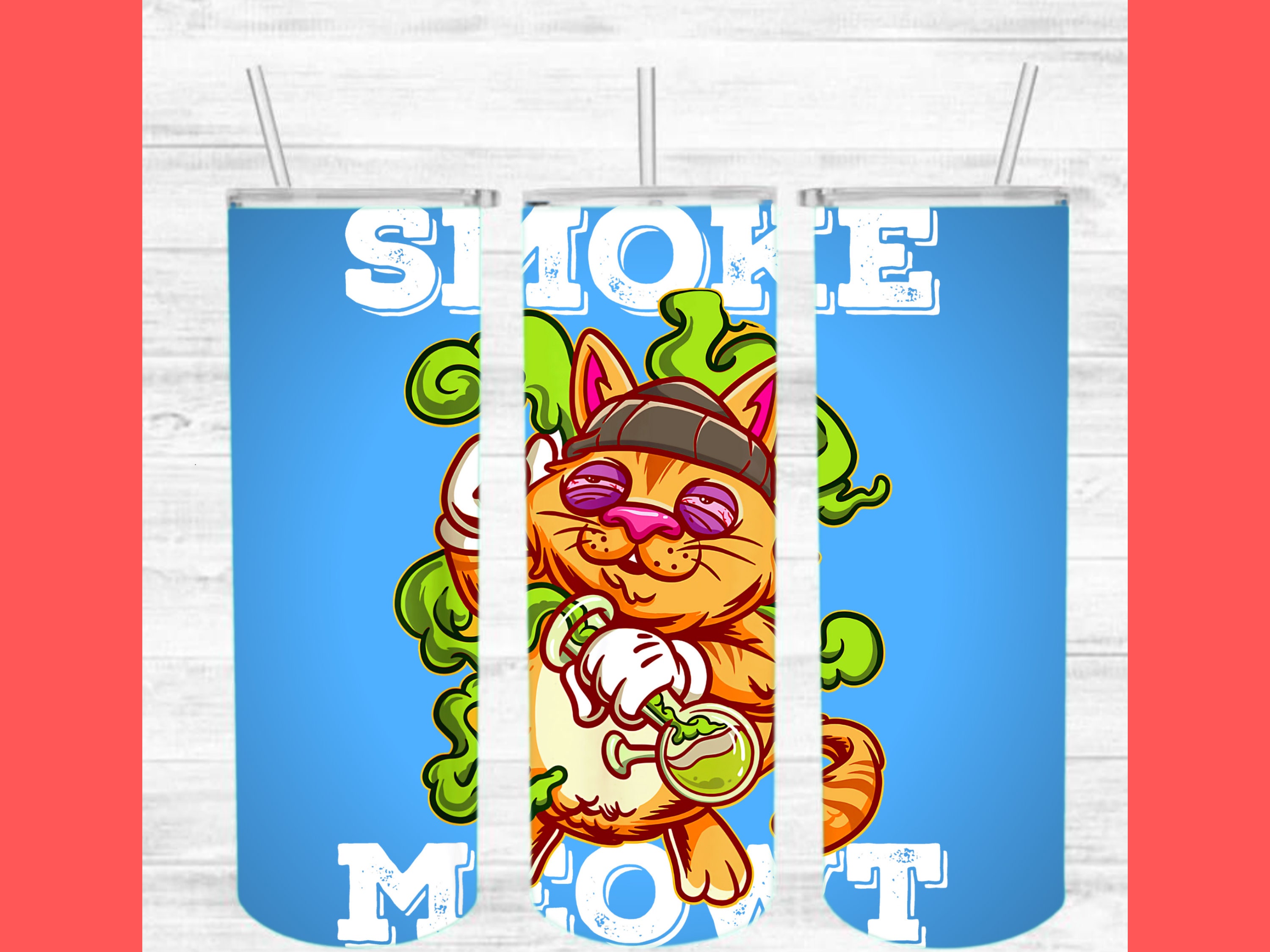 100 Weed Tumbler Designs Vol. 8 Cannabis Sublimation 420 Pngs Tumbler ...