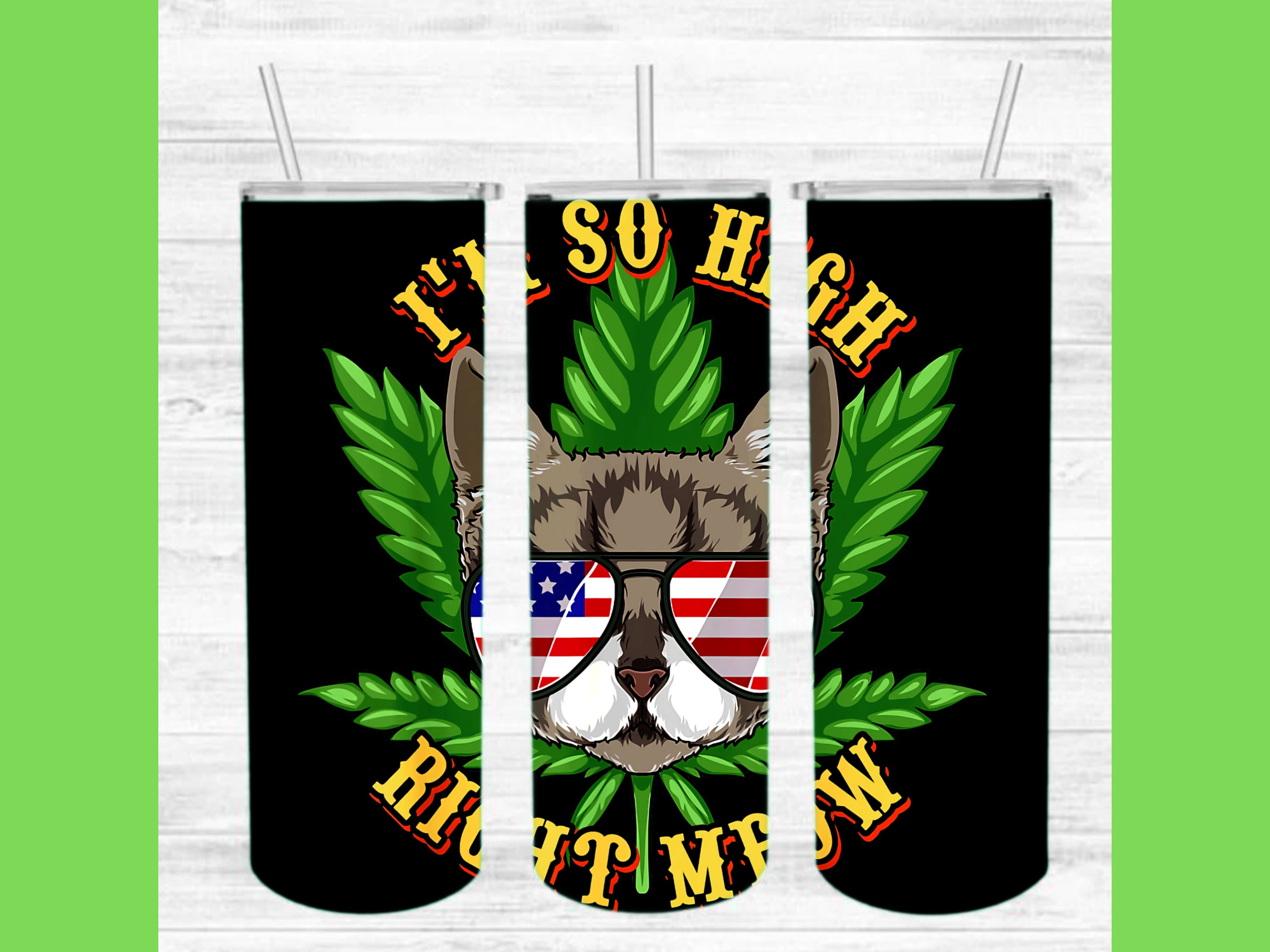 100 Weed Tumbler Designs Vol. 9 Cannabis Sublimation 420 Pngs Tumbler ...