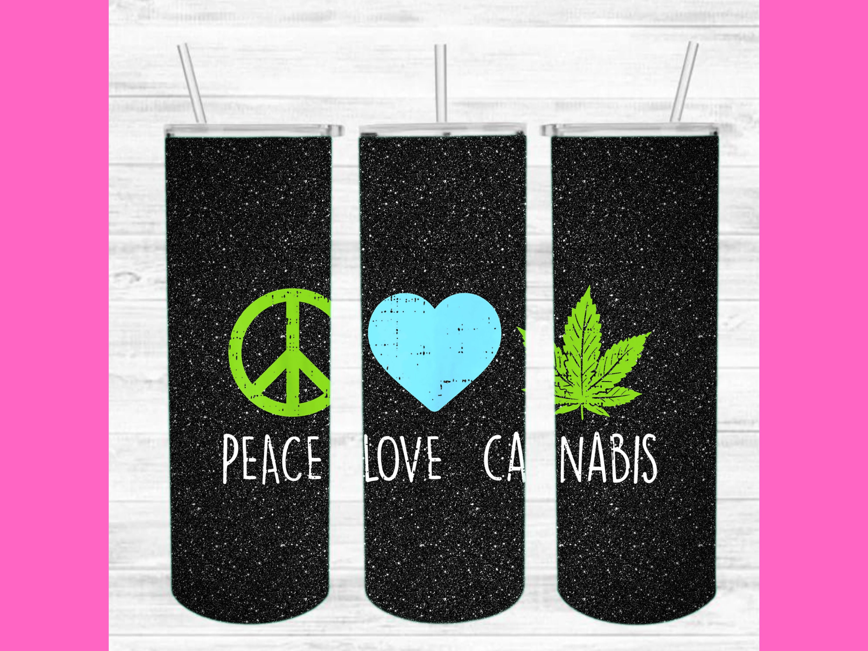 100 Weed Tumbler Designs Vol. 7 Cannabis Sublimation 420 Pngs Tumbler ...