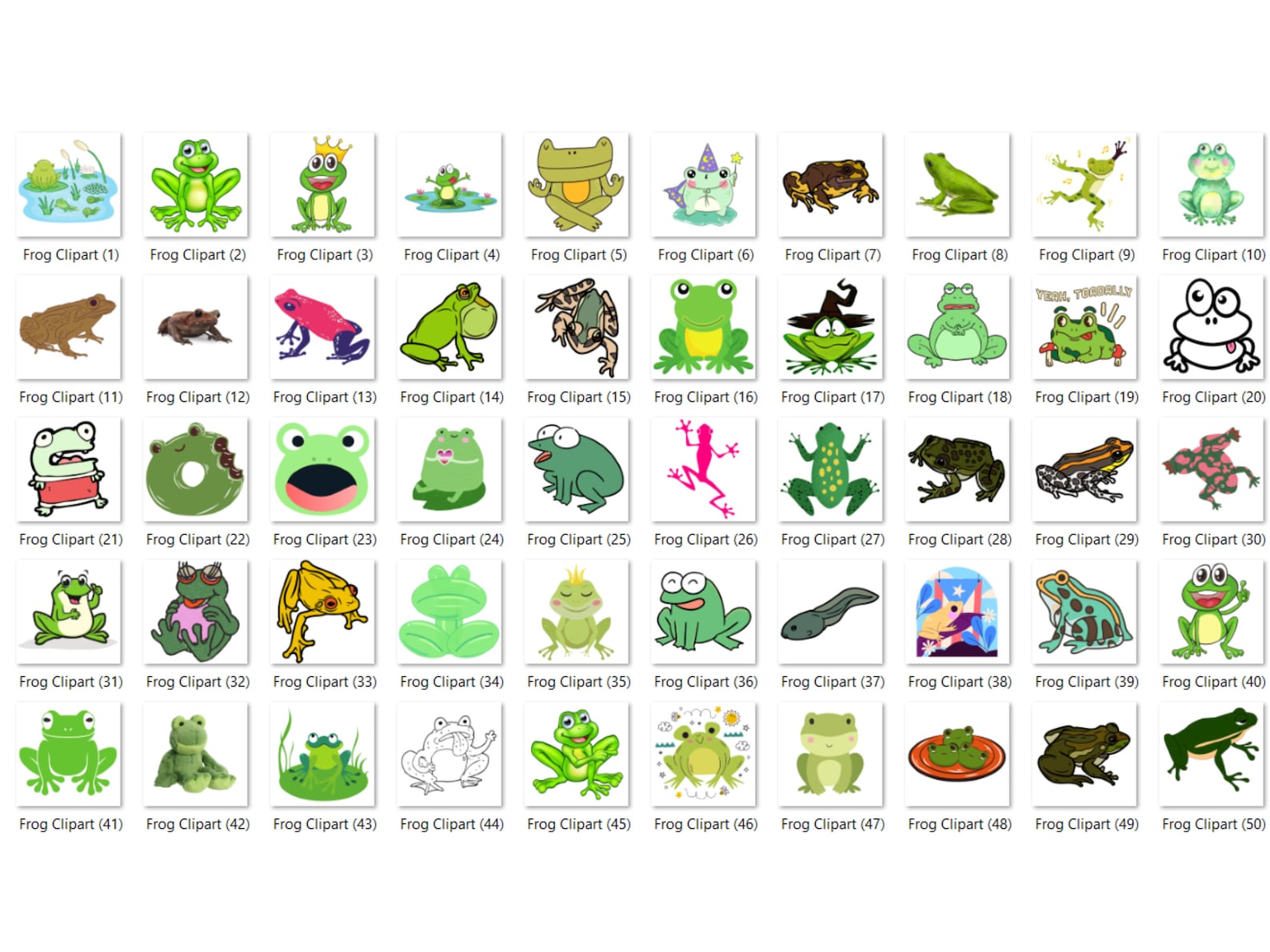 350+ Frog Clipart Designs - PNG Images With Transparent Backgrounds ...