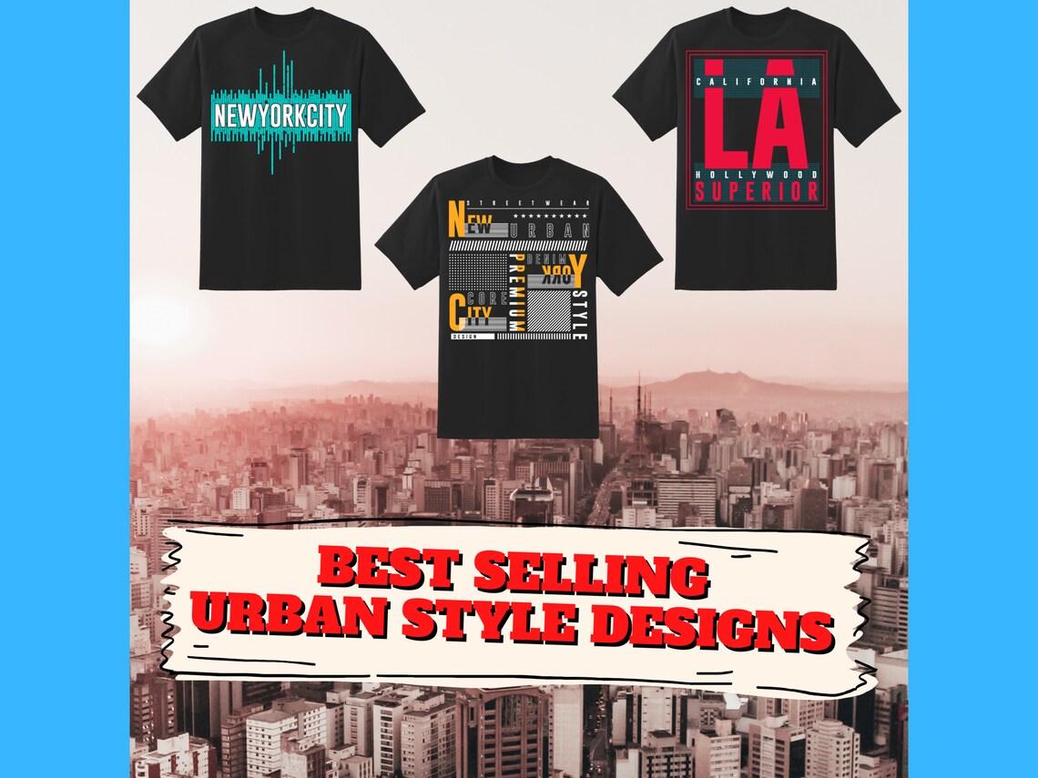 100 Urban Streetwear T-shirt Designs - PNG Designs With Transparent ...