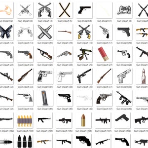 120 Gun Clipart PNG Images With Transparent Backgrounds Gun Pngs Clip ...