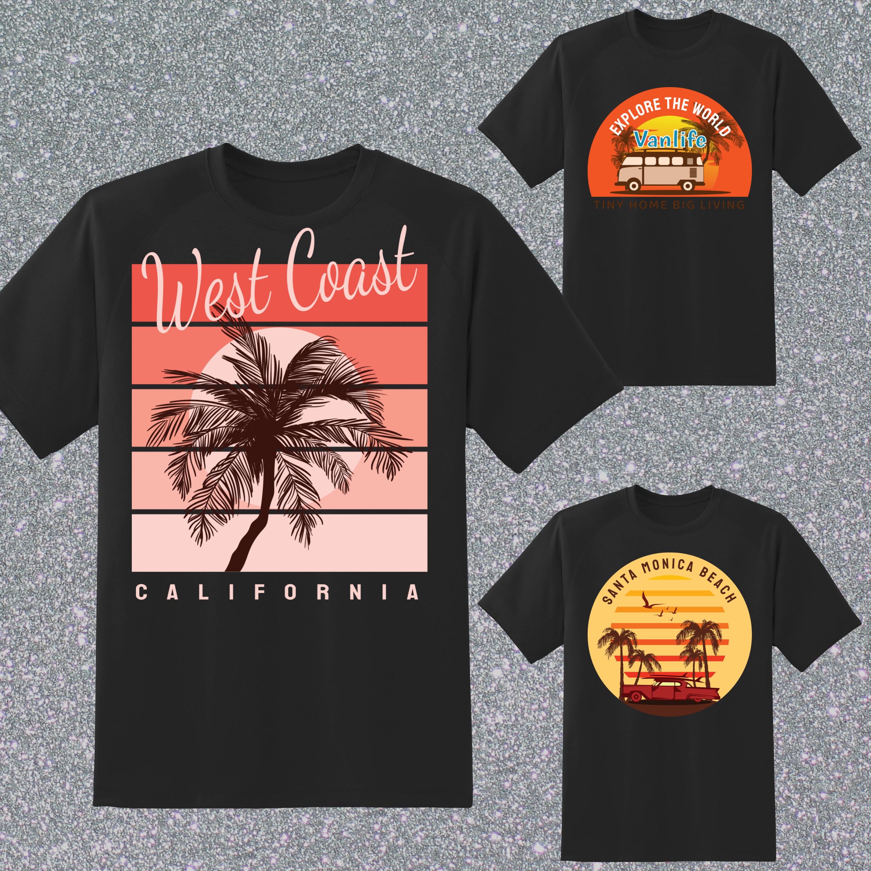 50 Surfing T-shirt Designs - Svgs - Pngs With Transparent Backgrounds ...