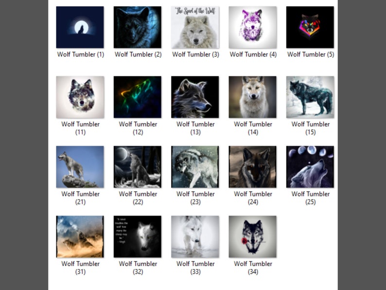 34 Wolf Tumbler Wrap Designs Tumbler Design Pngs Wolves Wolf Lover ...