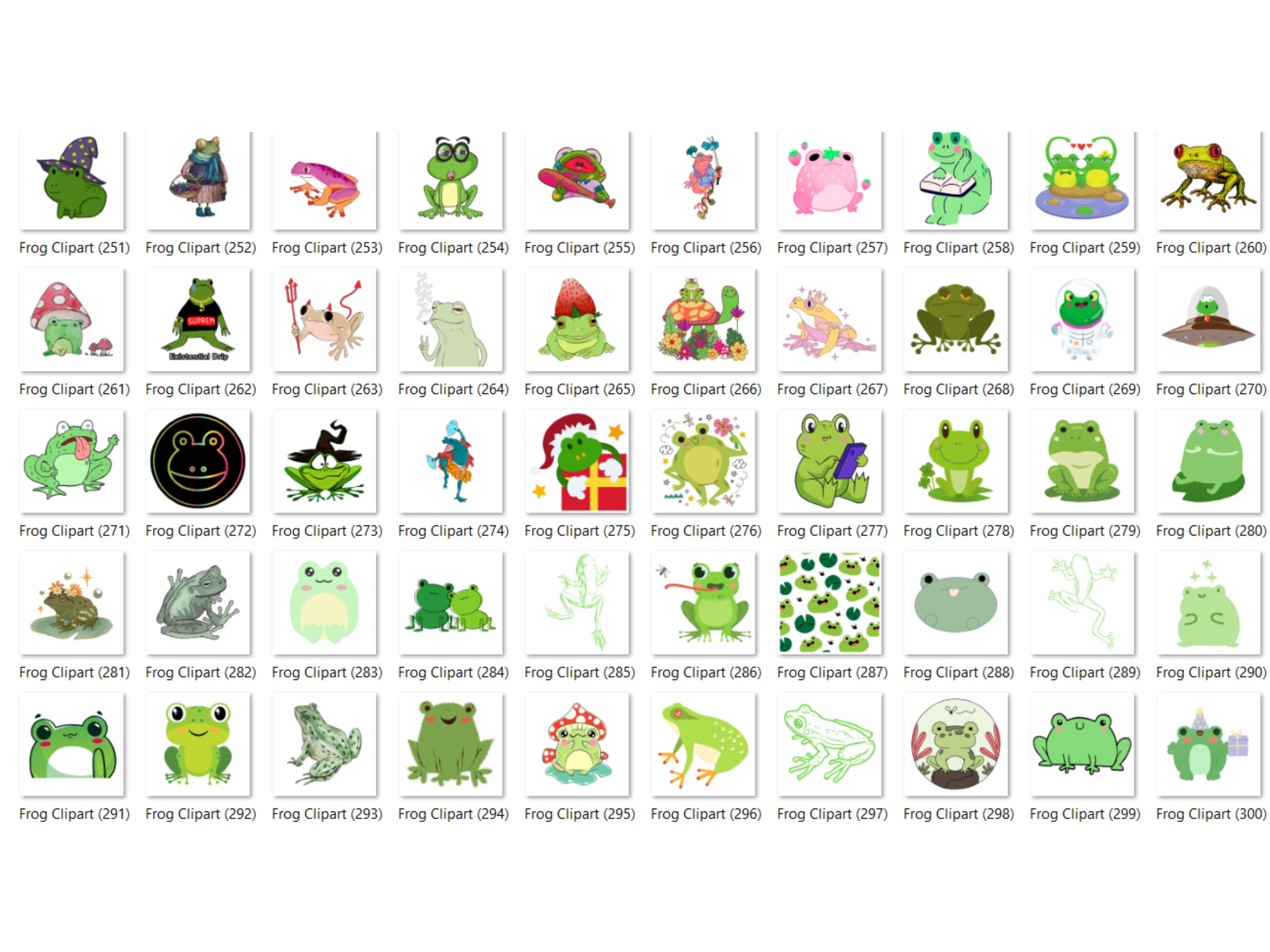 350+ Frog Clipart Designs - PNG Images With Transparent Backgrounds ...