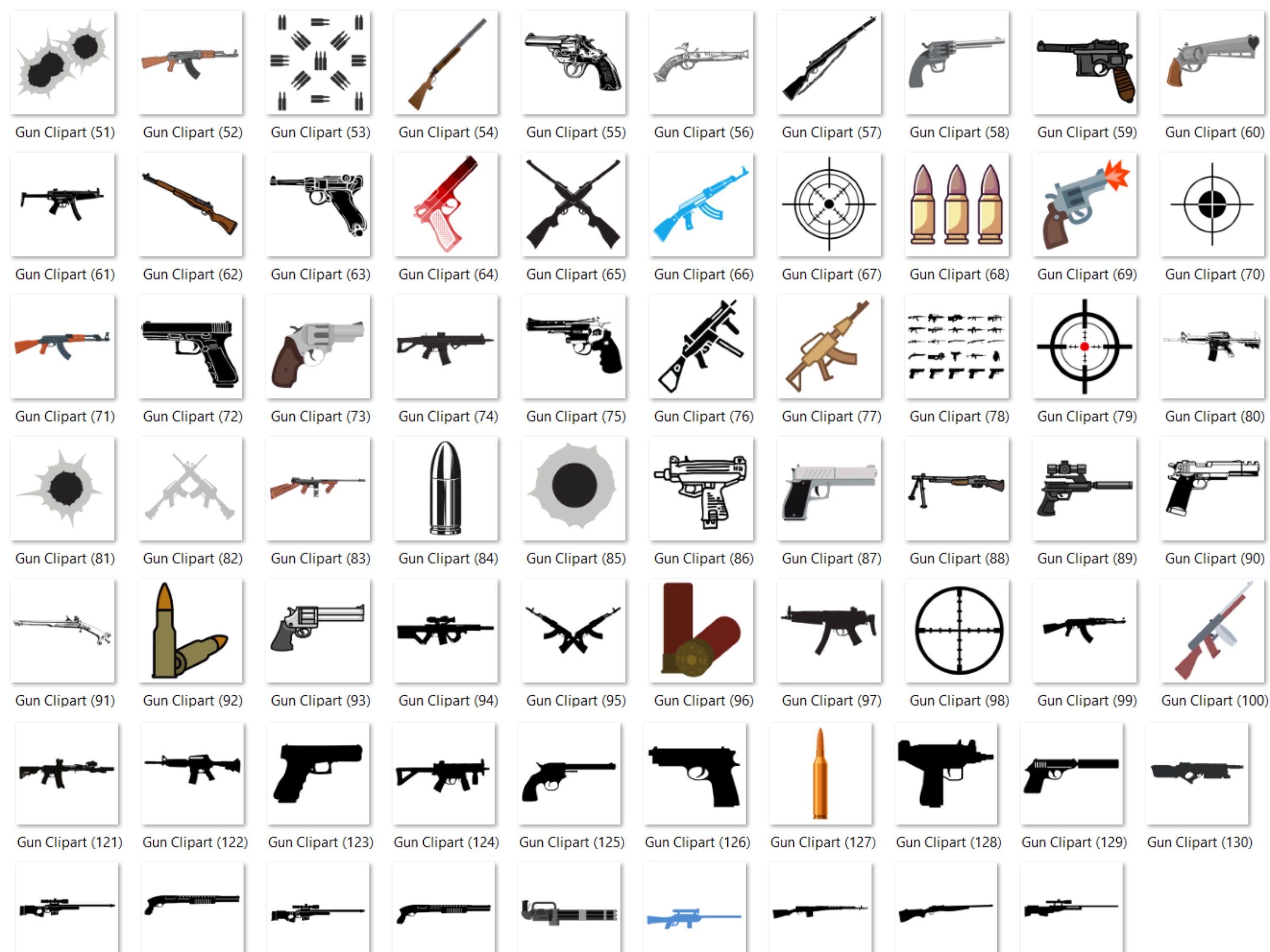120 Gun Clipart PNG Images With Transparent Backgrounds Gun Pngs Clip ...
