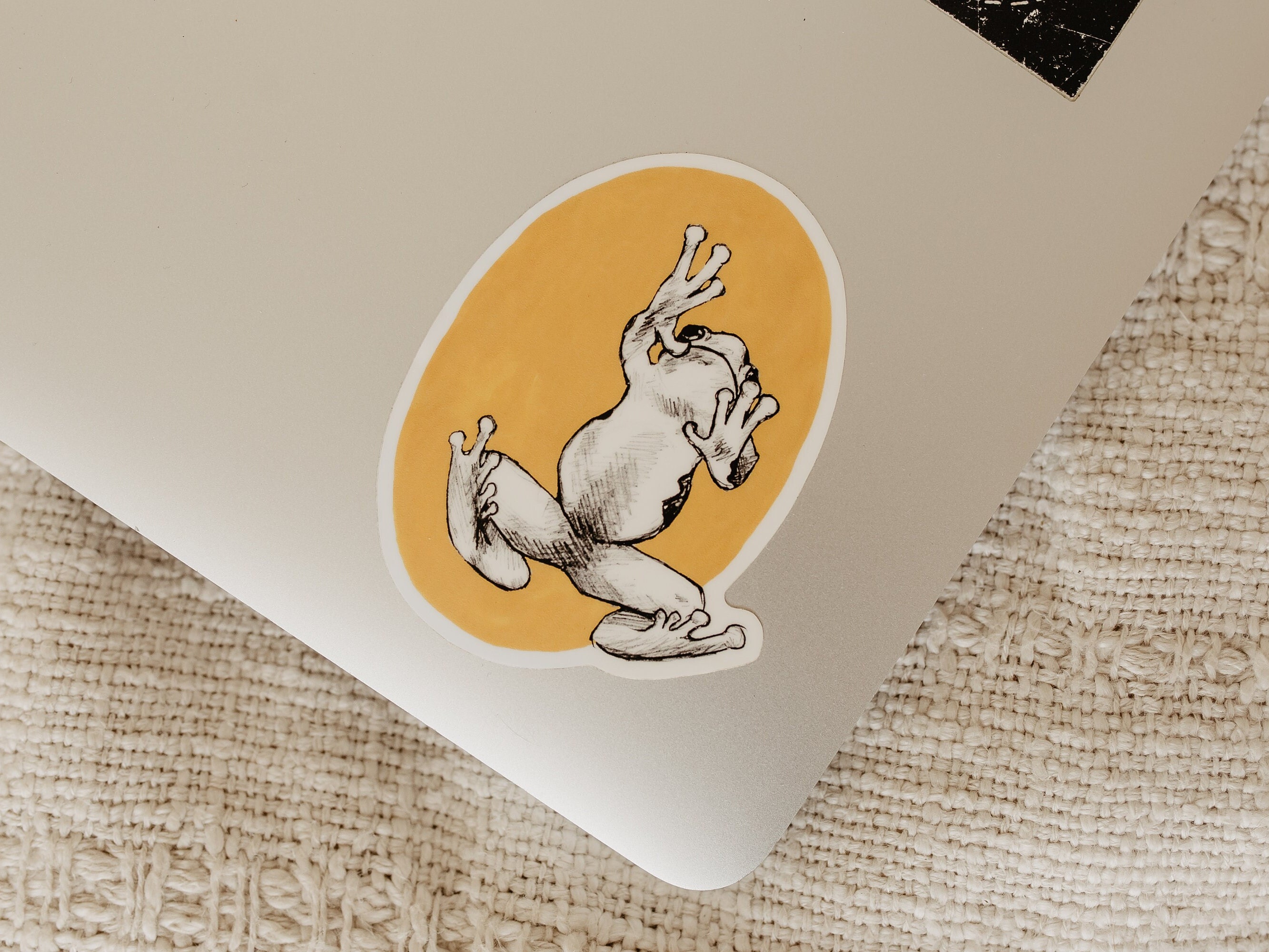 Frog Sticker Vinyl Sticker Laptop Sticker Waterproof Sticker Frog ...