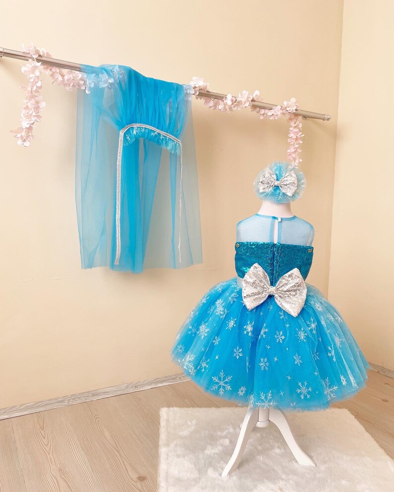 Elsa Costume Elsa Dress Baby Girl Dress Special Occasion - Etsy