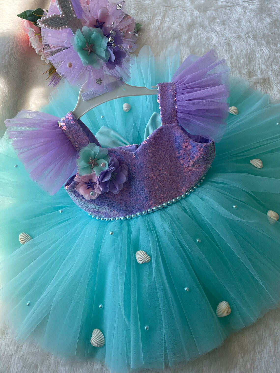 Mermaid Tutu Dress Mermaid Birthday Dress Mermaid Tutu - Etsy